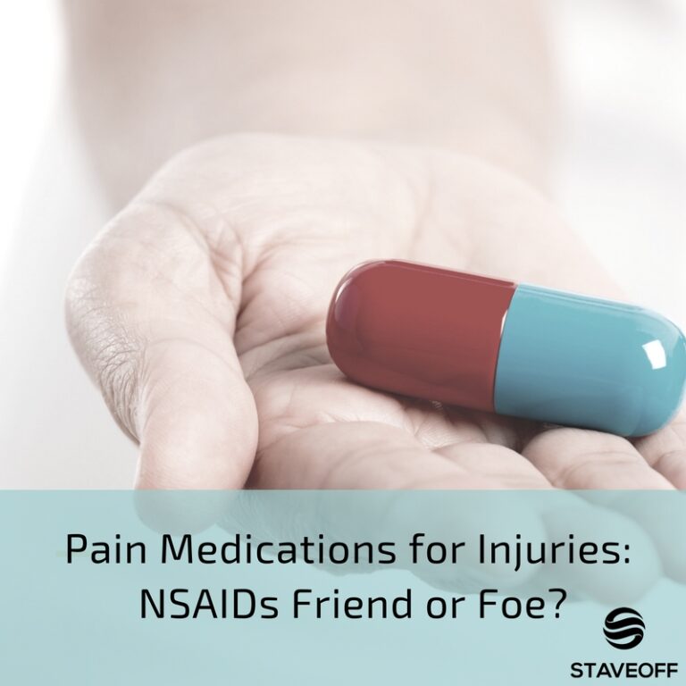 Pain Medications for Injuries: NSAIDs Friend or Foe? – STAVE OFF